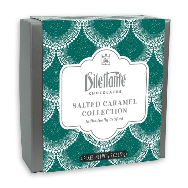 4-Piece Salted Caramel Collection Gift Box - Dilettante Mocha Café